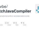 Github Grovbe Batchjavacompiler A Java Compile Tool Write In Windows