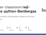 Github Insper Classroom Sql Sqlite Python Benibergas Sql Sqlite
