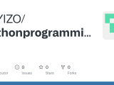 Github Fayizo Pythonprogramming