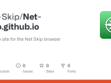 Github Net Skip Net Skip Github Io The Web Site For The Net Skip Browser