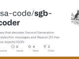 Github Amsa Code Sgb Decoder Java Library That Decodes Second
