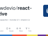 Github Crewdevio React Native React Capacitor Konsta Ui Shadcn Ui