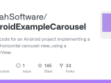 Github Supahsoftware Androidexamplecarousel Source Code For An