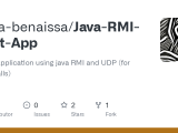 Github Rania Benaissa Java Rmi Chat App A Chat Application Using