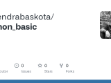 Github Yogendrabaskota Python Basic