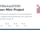 Github Parthwarkad0308 Python Mini Project A Sleek Python Gui
