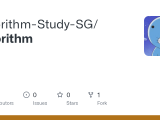Github Algorithm Study Sg Algorithm