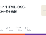 Github Patalin Html Css Footer Design