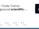 Github Free Code Camp Playground Scientific Computing With Python