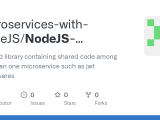 Github Microservices With Nodejs Nodejs Microservices Shared Library