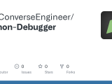 Github Theconverseengineer Python Debugger