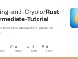 Github Coding And Crypto Rust Intermediate Tutorial Examples From