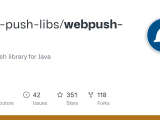 Github Web Push Libs Webpush Java Web Push Library For Java