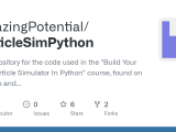 Github Amazingpotential Particlesimpython The Repository For The
