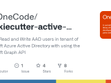 Github Msonecode Cookiecutter Active Directory Python Graphapi Oauth2