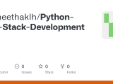 Github Praneethaklh Python Full Stack Development