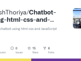 Github Akashthoriya Chatbot Using Html Css And Javascript Simple