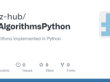 Github Linzz Hub Thealgorithmspython All Algorithms Implemented In