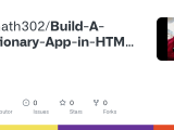 Github Adinath302 Build A Dictionary App In Html Css Javascript