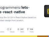Github Byprogrammers Lets Code React Native We Develop The Ui Ux In