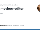 Moviepy Editor Issue 41 Kantancoding Microservices Python Github