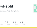 Github Csswl Split Html5 Bootstrap Page Split Plugin