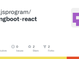 Github Trickjsprogram Springboot React