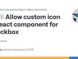 Allow Custom Icon As React Component For Checkbox Issue 888 React