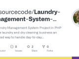 Github Freesourcecode Laundry Management System Project In Php With