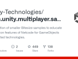 Issues Unity Technologies Com Unity Multiplayer Samples Bitesize Github