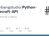 Github Hashbangstudio Python Minecraft Api Minecraft Pi Api In Python