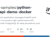 Github Aws Samples Python Fastapi Demo Docker This Python