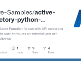 Github Azure Samples Active Directory Python External Identities Api
