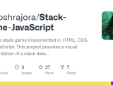 Github Aenoshrajora Stack Game Javascript A Simple Stack Game