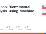 Github Msohan1 Sentimental Analysis Using Machine Learning