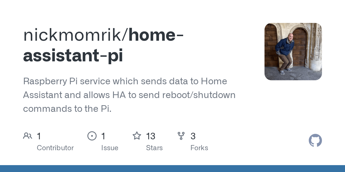 Github Nickmomrik Home Assistant Pi Raspberry Service Which Sends Data