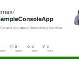 Github Nmcdotnet Di Sampleconsoleapp Sample Console App About