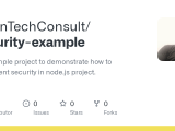 Github Opentechconsult Security Example An Example Project To