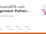 Assignment Python Basic Assignment Python Basic Ipynb At Main