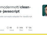 Github Ryanmcdermott Clean Code Javascript Bathtub Clean Code