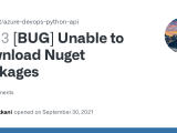 Bug Unable To Download Nuget Packages Issue 393 Microsoft Azure