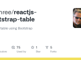 Github Raythree Reactjs Bootstrap Table A React Table Using Bootstrap