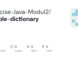 Github Exercise Java Modul2 Simple Dictionary