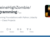 Github Caffeinehighzombie Programming Foundations With Python Class