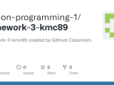 Github Python Programming 1 Homework 3 Kmc89 Homework 3 Kmc89