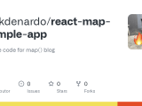 Github Markdenardo React Map Example App Example Code For Map Blog