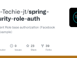 Github Java Techie Jt Spring Security Role Auth Implement Role Base