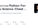 Github Devgomaa Python For Data Science Cheat Sheet Python For Data