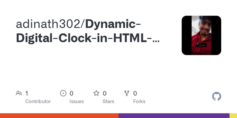 Digital Clock Using Html Css Dynamic Coding With Amit - Best Dark Backgrounds in 4K