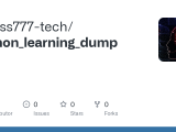 Github Chess777 Tech Python Learning Dump